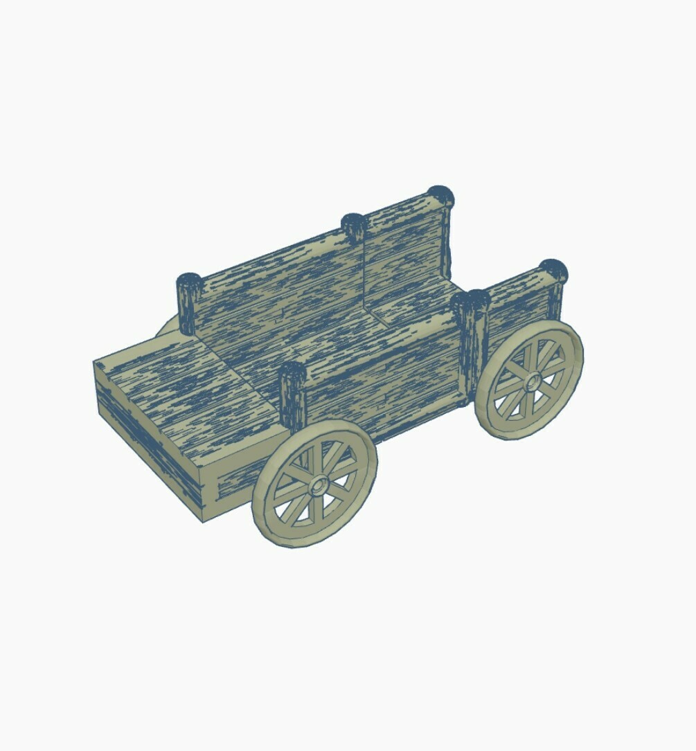 STL file large medium and small wagons, D&D, pathfinder, pathfinder 🤏 ...